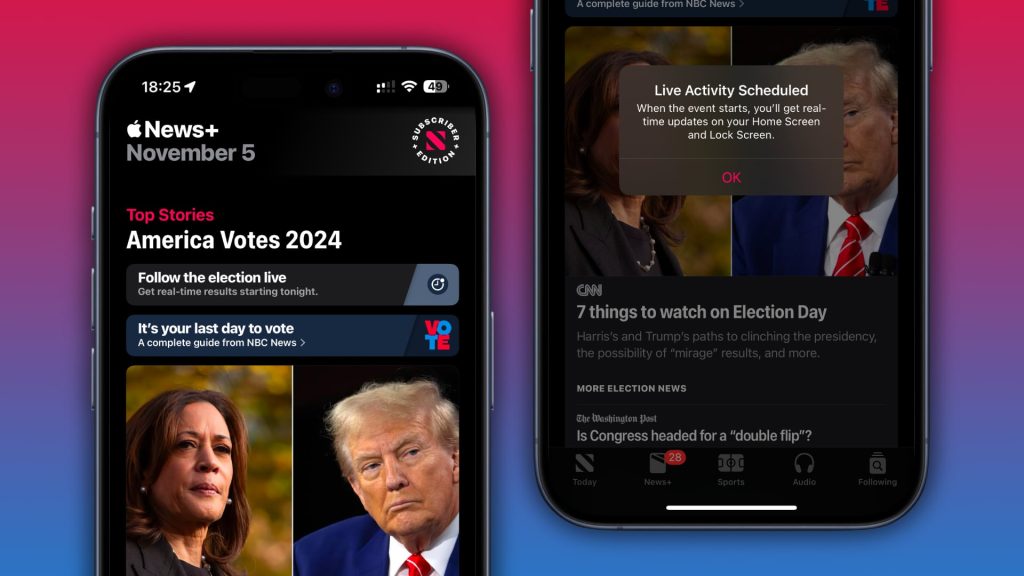 Real-Time US Election Updates Now Available on Apple Devices