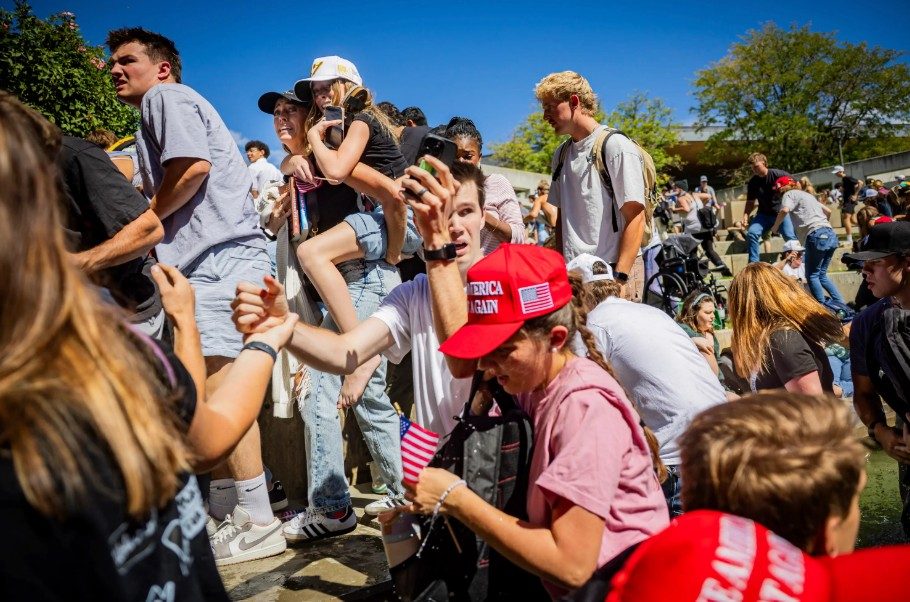 Conservative commentator Charlie Kirk fatally shot at Utah Event